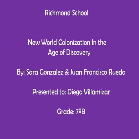 Colonization of America | PPT