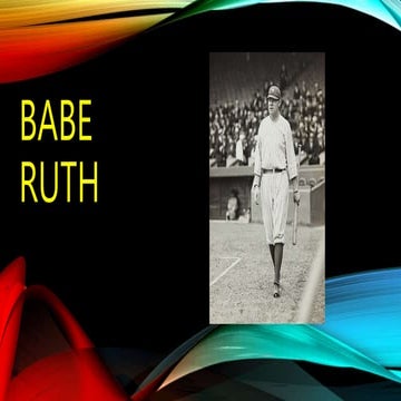 BABE RUTH | PPTX