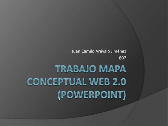 mapa conceptual web 2.0 | PPT | Internet | Computing