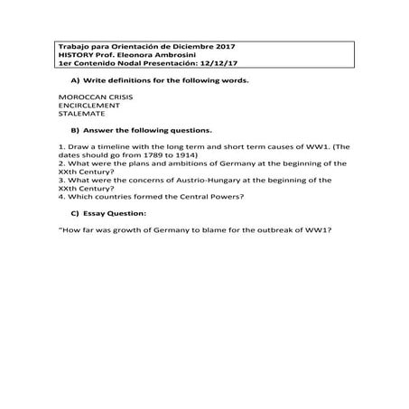 QR Code Quest: WWI begins | PDF