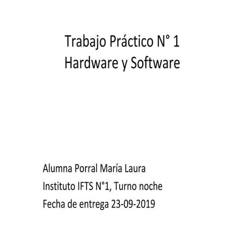 IFTS1. TP Nro. 5 base de datos | DOCX