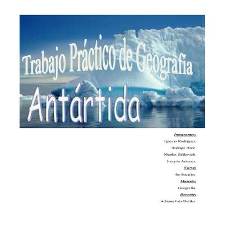 Diapositiva de la antártida | PPT