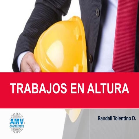 Triptico trabajos en alturas | PDF