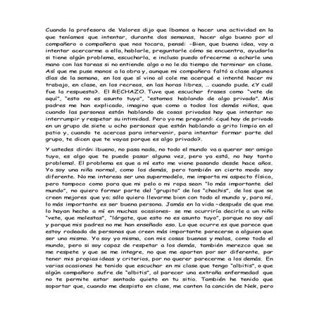 Quiero ser yo misma | PDF