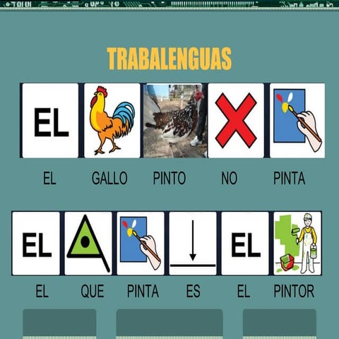 TRABALENGUAS CON LA LETRA P | PPT