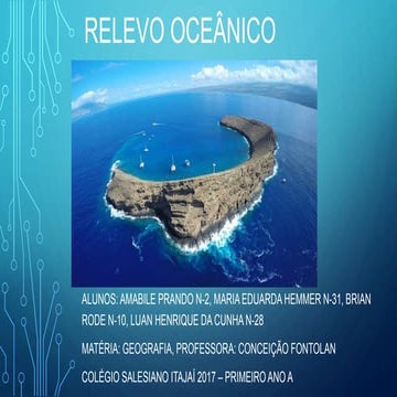 RELEVO OCEÂNICO | PPTX