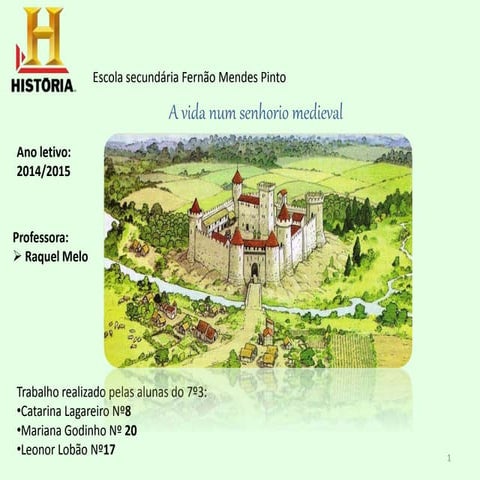 A vida num senhoria medieval | PPTX