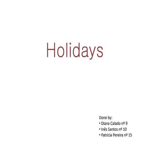 American Holidays | PPTX