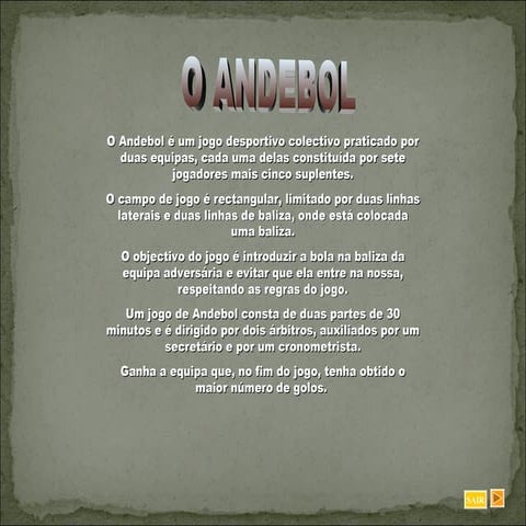Regras do Andebol | DOCX