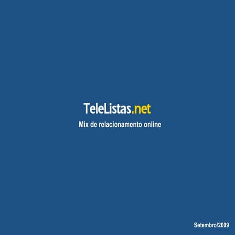 Trabalho Telelistas | PPT