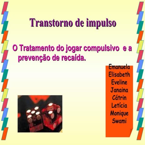 Trabalho Sobre Transtorno do Impulso | PPT
