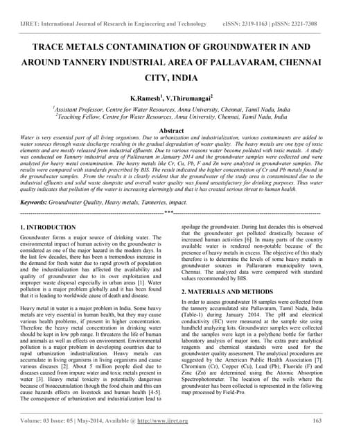 PHYSICOCHEMICAL ANALYSIS OF MULA MUTHA RIVER PUNE | PDF | Environmental Services Industry ...