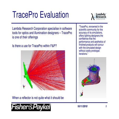 Trace Pro Evaluation | PDF | Technology & Computing