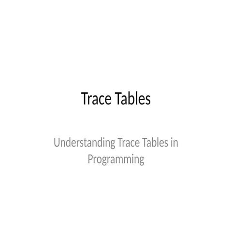 Trace in python Tables_Presentation.pptx