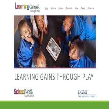 Evaluation of Learning Gains through Play using innovative technologies ...