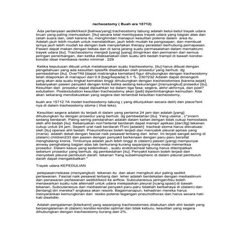 Tracheostomy | DOC