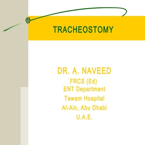 Tracheostomy | PPT