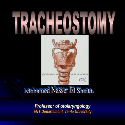 Tracheostomy ent indication and complications.ppt