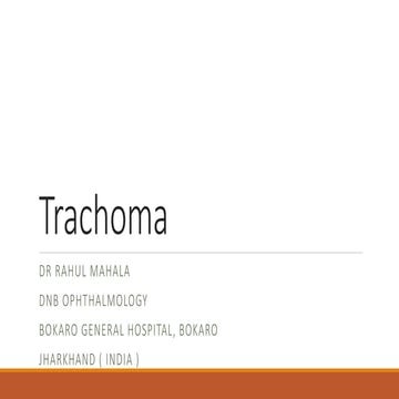 Trachoma | PPTX
