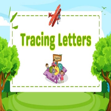 Tracing letters Tracing letters Tracings | PPTX