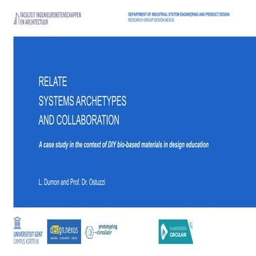 Relate Systems Archetypes and Collaboration | PDF