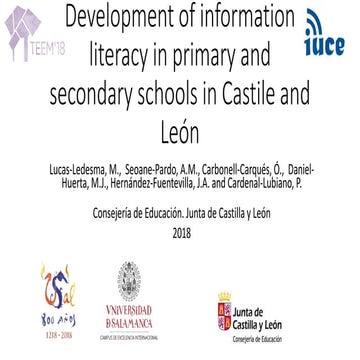 Development of information literacy in primary and secondary schools in ...