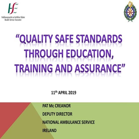 EENA2019: Track1 session2 Quality safe standards through education ...