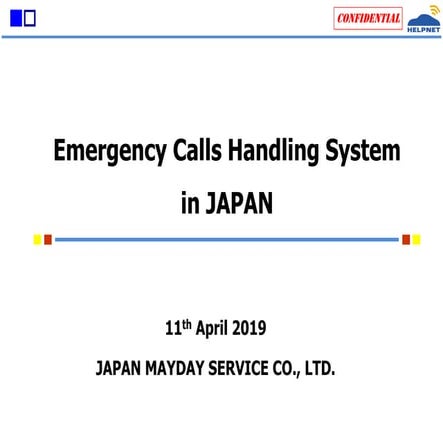EENA2019: Track3 session6 _Emergency call handling system in JAPAN ...