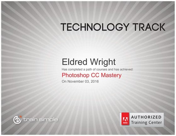 Track certificate 272759-illustrator | PPT