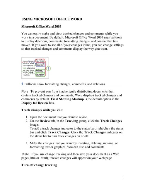 MS Word Review & View Tab | PPTX