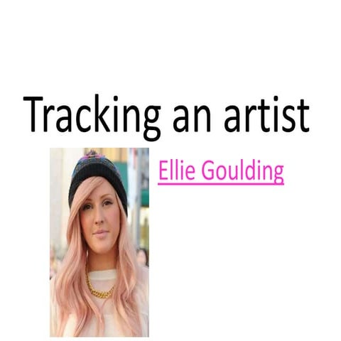 Tracking an artist | PPT