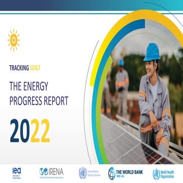 UN Energy: Tracking SDG7 - Energy Progress Report | PPT