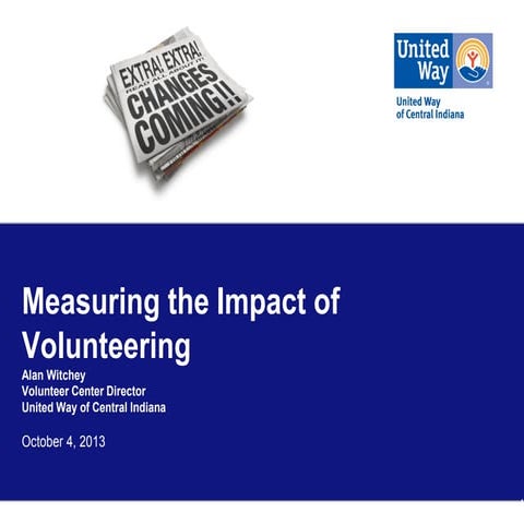 Tracking Volunteer Impact | PPT