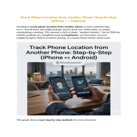 Track Phone Location on iPhone (2026)_ What Actually Works, What’s a ...