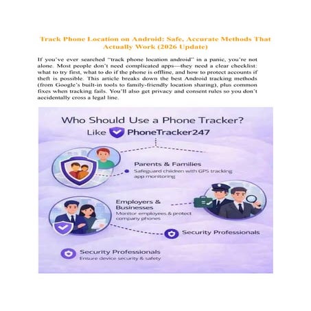Track Phone Location on Android_ Safe, Accurate Methods That Actually ...