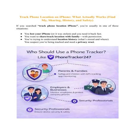 Track Phone Location on iPhone (2026)_ What Actually Works, What’s a ...