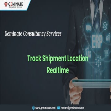 How to Track Shipment Location Realtime using Google Map ? | PPT
