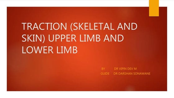 Nursing care of patient on traction | PDF