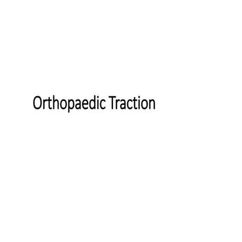 Nursing care of patient on traction | PDF