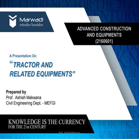 Tractor, bulldozer, scraper, ripper_Advanced Construction Technology ...
