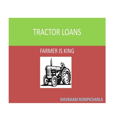 Tractor loans | PPTX