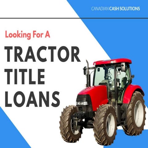Tractor title loans | PPT