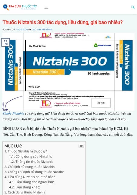 Gia thuoc Magdivix bao nhieu|Tracuuthuoctay | PDF