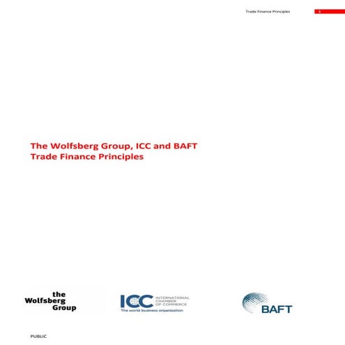 Trade finance principles | PDF