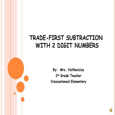 Trade First Subtraction | PPT
