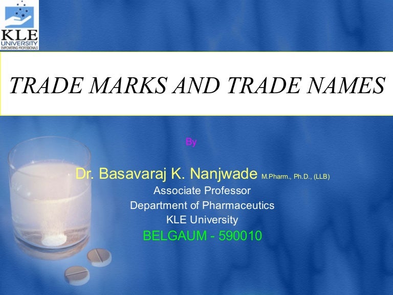 Trade Marks And Trade Names trade-marks-and-trade-names