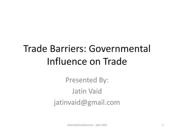 Tariffs | PPT