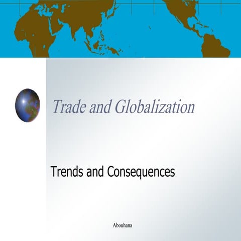 Trade globalization | PDF