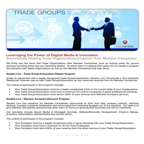 Trade groups & associations | PDF