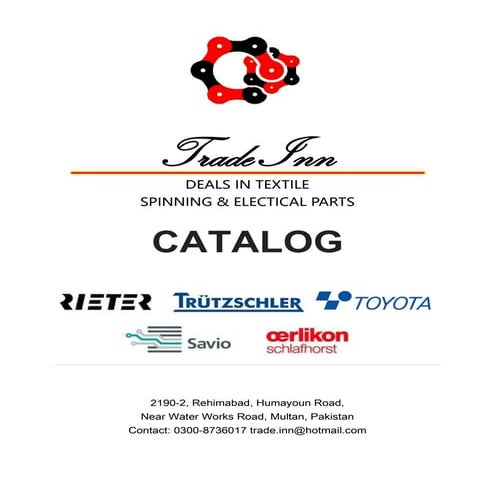 TEXTILE MACHINERY SPARE PARTS / SPARES | PDF